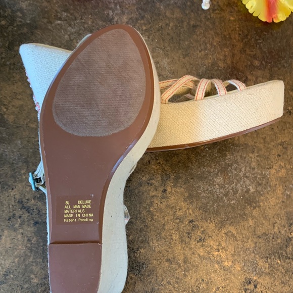 Report | Shoes | Report Platform Wedge Beaded Heels | Poshmark